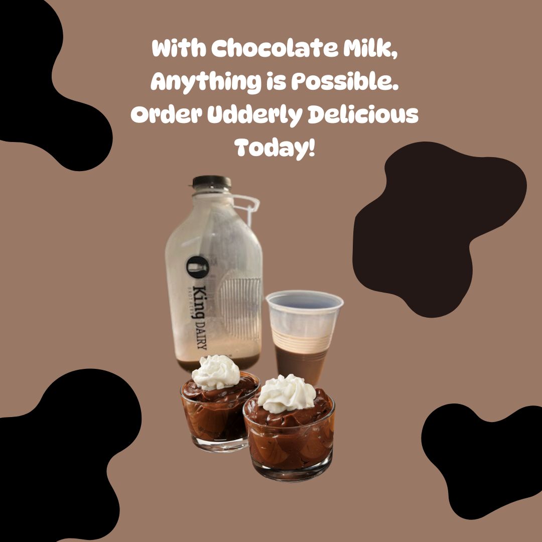 Chocolate Pudding Made With Chocolate Milk Brought to You by Udderly D ...